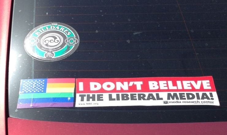 Bumper Stickers | Dallas | Liberal Media | Freedom