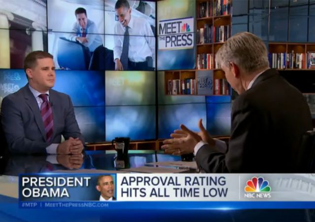 Dan Pfeiffer | Meet the Press | Obama | approval rating