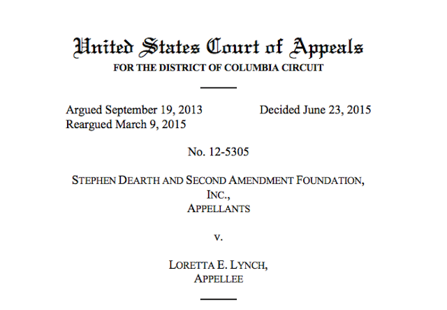 Alan Gura | Stephen Dearth | Second Amendment |Federal Court