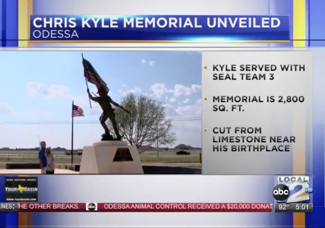 chris kyle | memorial | unveil | west texas | sniper