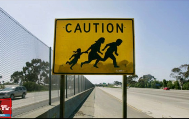 Iconic illegal immigrant border crossing signs disappear