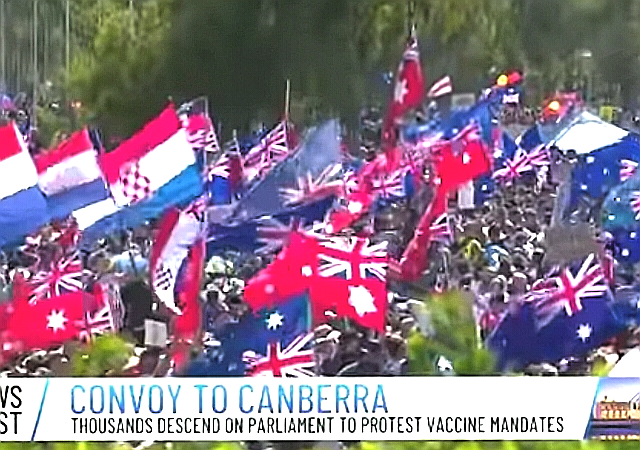 Canada-Style Freedom Convoy Protest Goes Global, Reaches Australia and ...