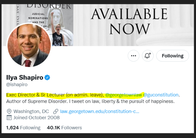 Ilya Shapiro To Whoopi: “Let’s Talk … We Have To Disrupt This Toxic ...