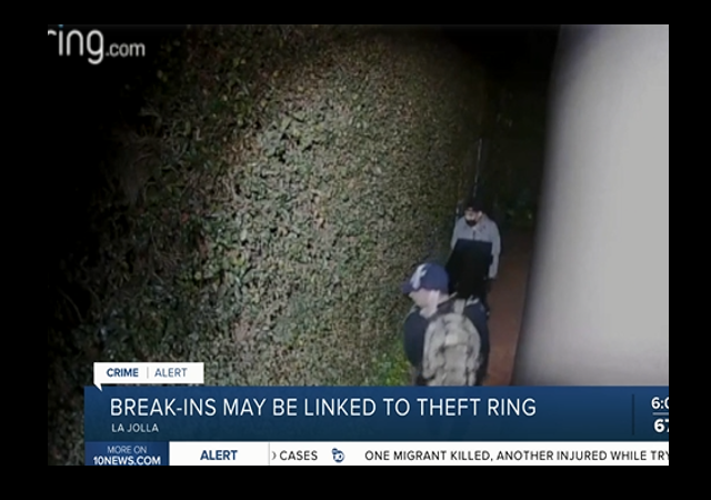 Organized Theft Rings Continue Targeting Rich California Neighborhoods