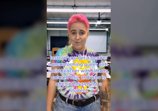 Nonbinary California Teacher Brags About Helping Students Socially ...
