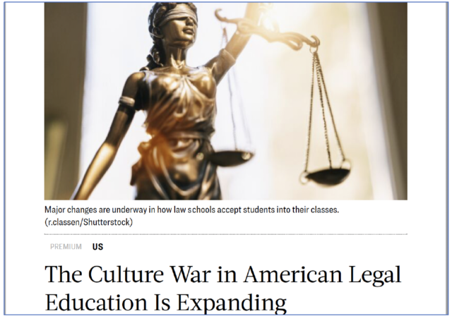 “American Bar Association, in its role as an accreditor, should not be ...