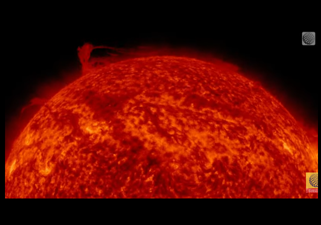 A Piece of the Sun Breaks Off, Creating a Spectacular Solar Polar Vortex