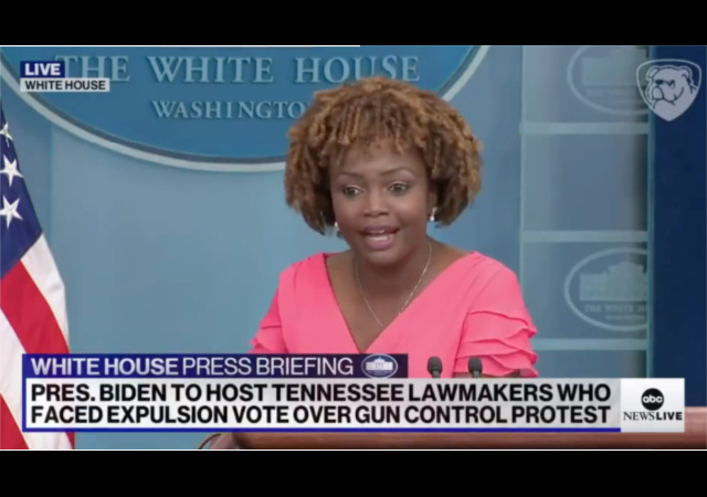 Karine Jean-Pierre Stumbles When Asked if Biden Will Invite the ...