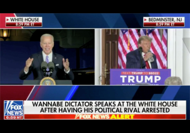‘Identify the Lies’: Fox News Chyron Describes Biden as ‘Wannabe Dictator’
