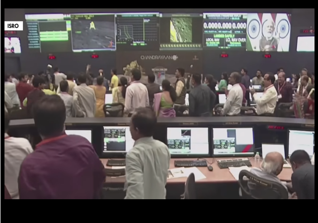 India’s Chandrayaan-3 Successfully Lands on the Moon’s South Pole