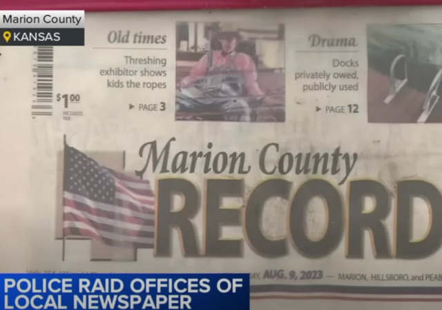 Kansas Police Criticized for Raiding Local Newspaper Office and Home of ...