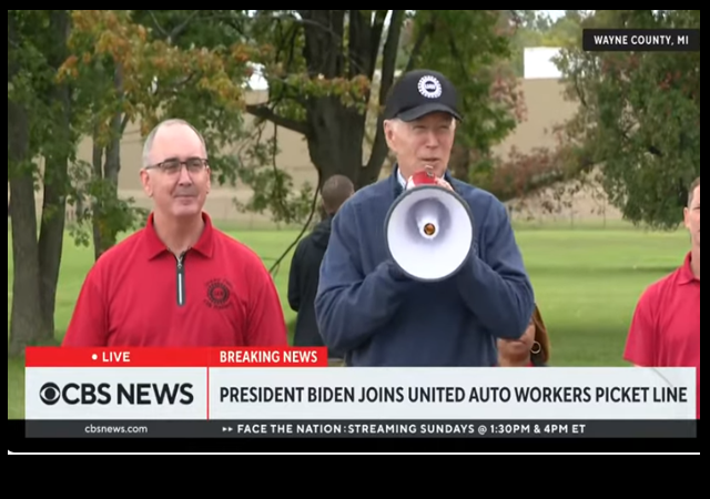 Michigan UAW Picket Line: Biden Walked for 12 Minutes, Spoke for 87 Seconds