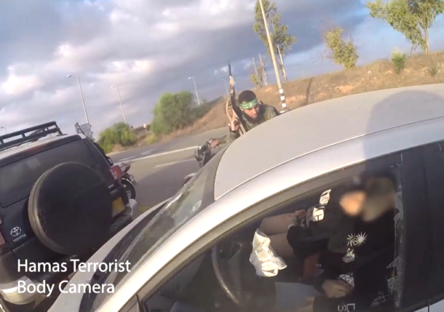 “I just saw indescribable, raw footage of Hamas’ massacre along with ...