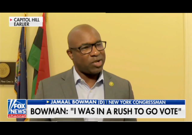 Rep. Bowman Flabbergasted as to Why Him Pulling a Fire Alarm is a Big Deal