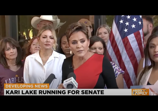 Kari Lake Files Paperwork to Run for Sinema’s Arizona Senate Seat