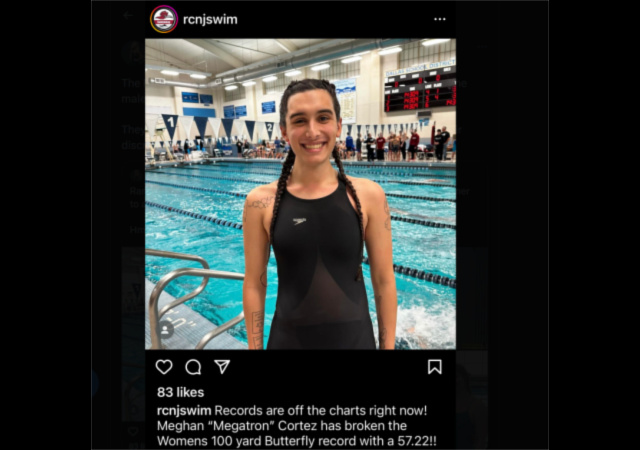 New Jersey Transgender Swimmer Sets State College Record in 100-Yard ...