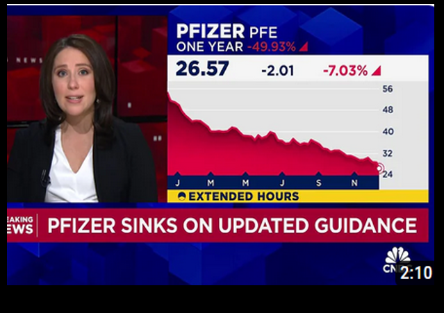 Pfizer Shares Sink Following Disappointing 2024 Projections, Due to Low ...