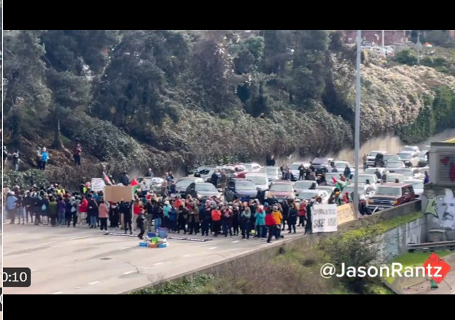 Pro-Hamas Rally Shuts Down I-5 In Seattle