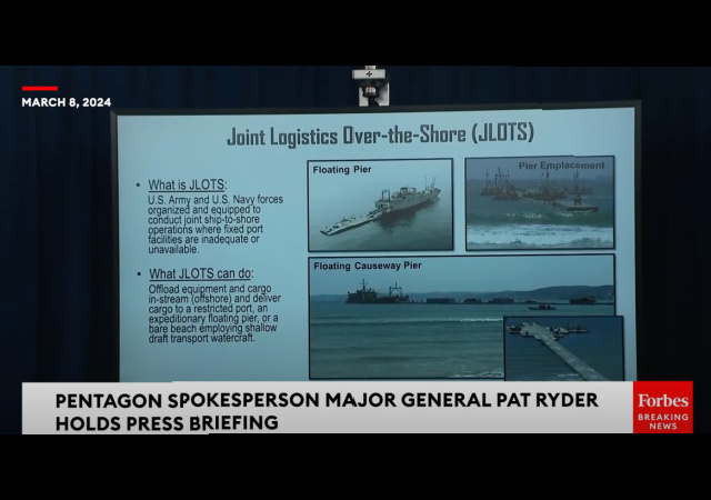 Gaza Pier Will Take Around 60 Days and 1,000 Troops to Complete