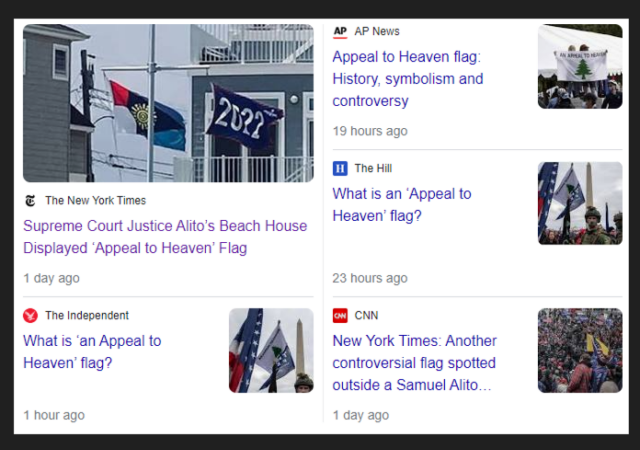 Media and Dems Contrive Fake Outrage Over “Appeal To Heaven” Flag At ...