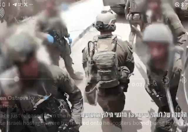 Confirmed: Three Rescued Israeli Hostages Were Held Captive by Gaza ...