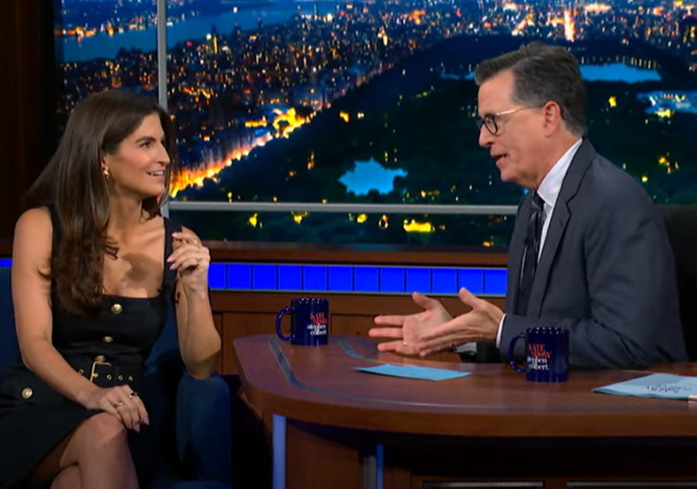 Stephen Colbert’s ‘Late Show’ Audience Laughs When He Tells Kaitlan ...