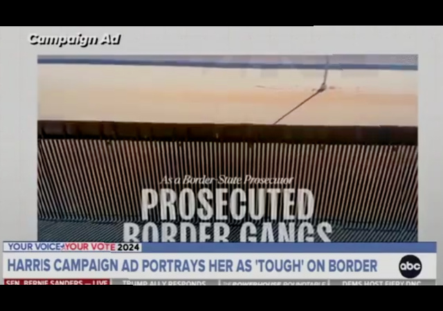 ABC’s Jon Karl Calls Out Harris for Using Trump’s Border Wall in ...