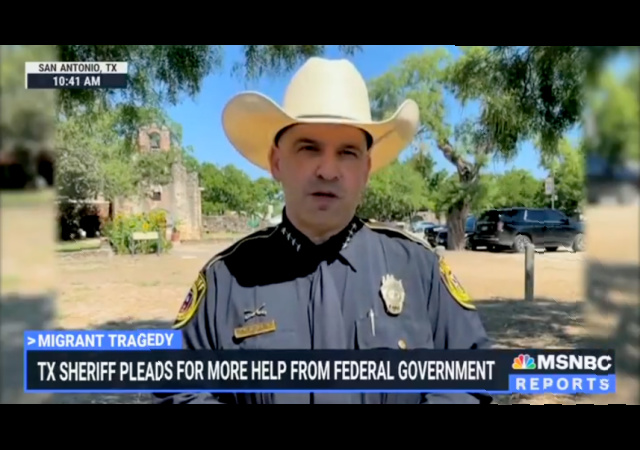 Texas Sheriff Who Endorsed Harris Once Begged the Biden Admin to Do ...