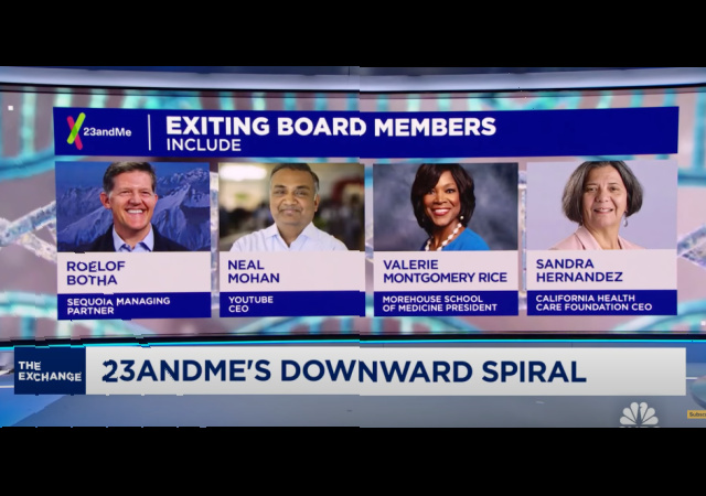 Genetic-Testing Firm 23andMe Board Resigns as CEO Seeks to Take It Private