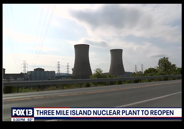 Three Mile Island Nuclear Plant to Reopen and Sell Power to Fuel ...