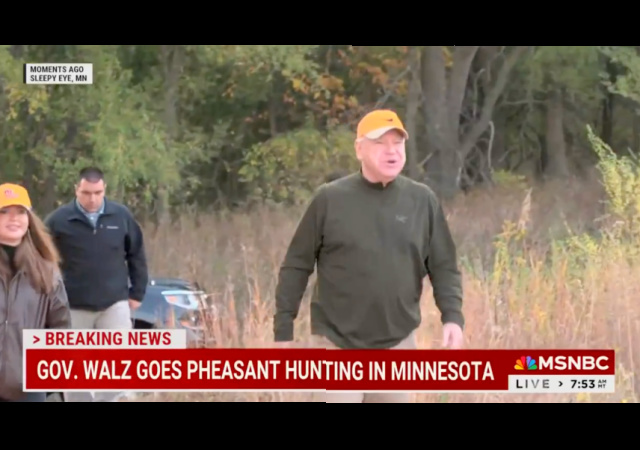 *UPDATE* Walz Brought a Gun, But Doesn’t Look Like He Knows How to Use It