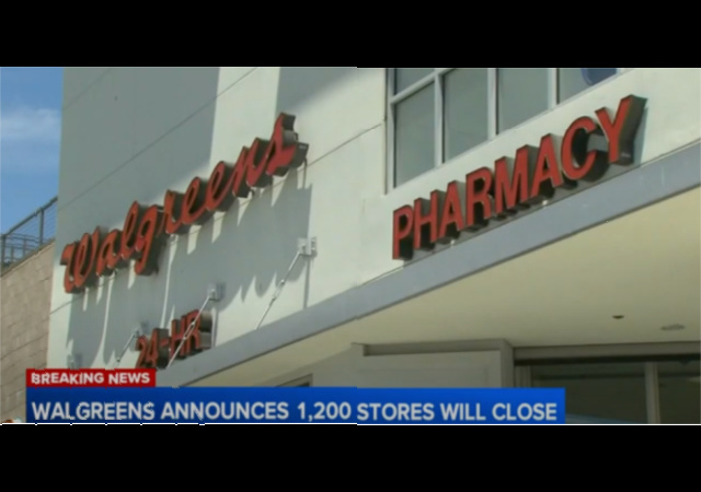 Walgreens Closing 1,200 Stores Over Next Three Years
