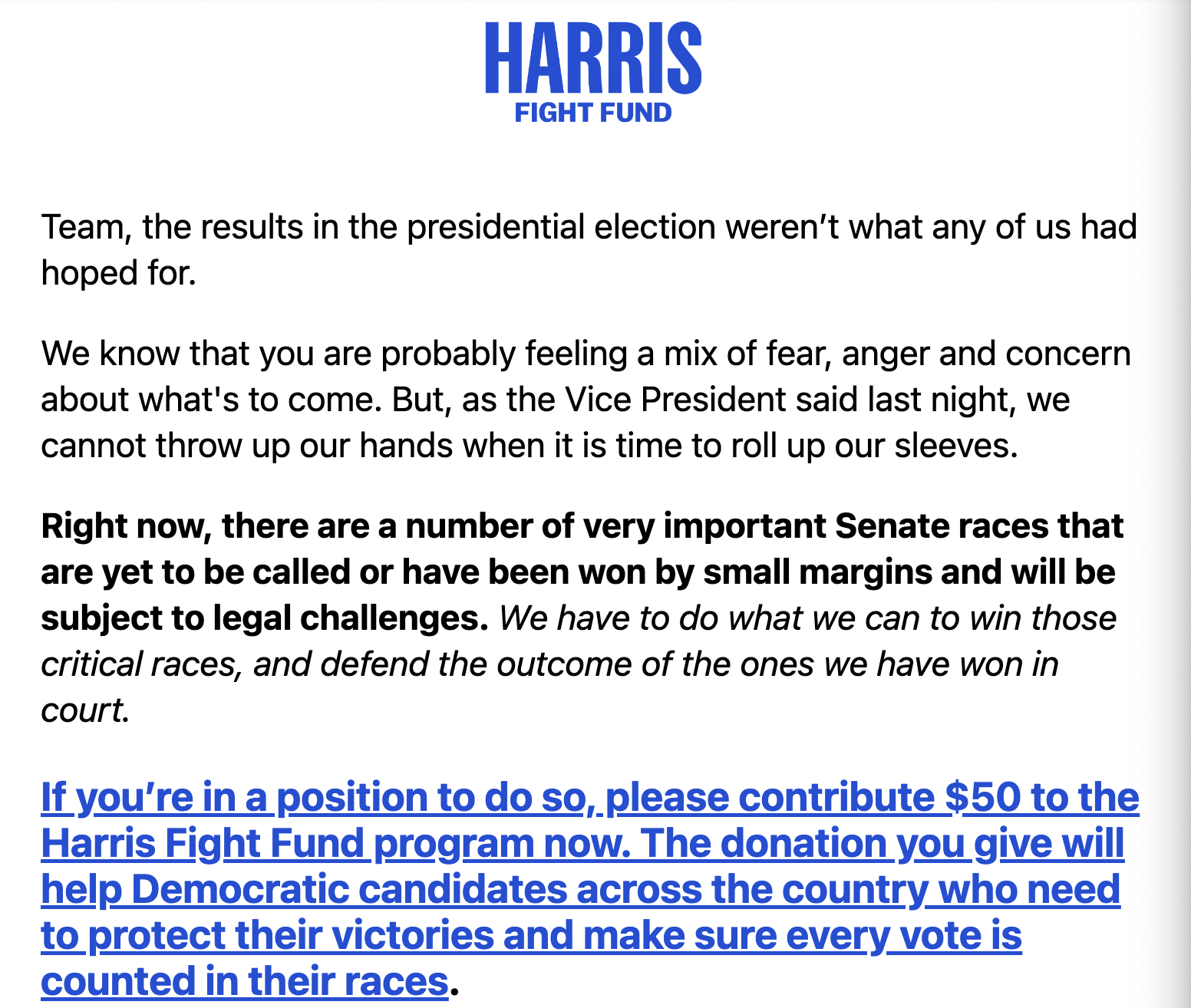 Report: Harris Campaign $20 Million in Debt, ‘Harris Fight Fund’ Asking ...