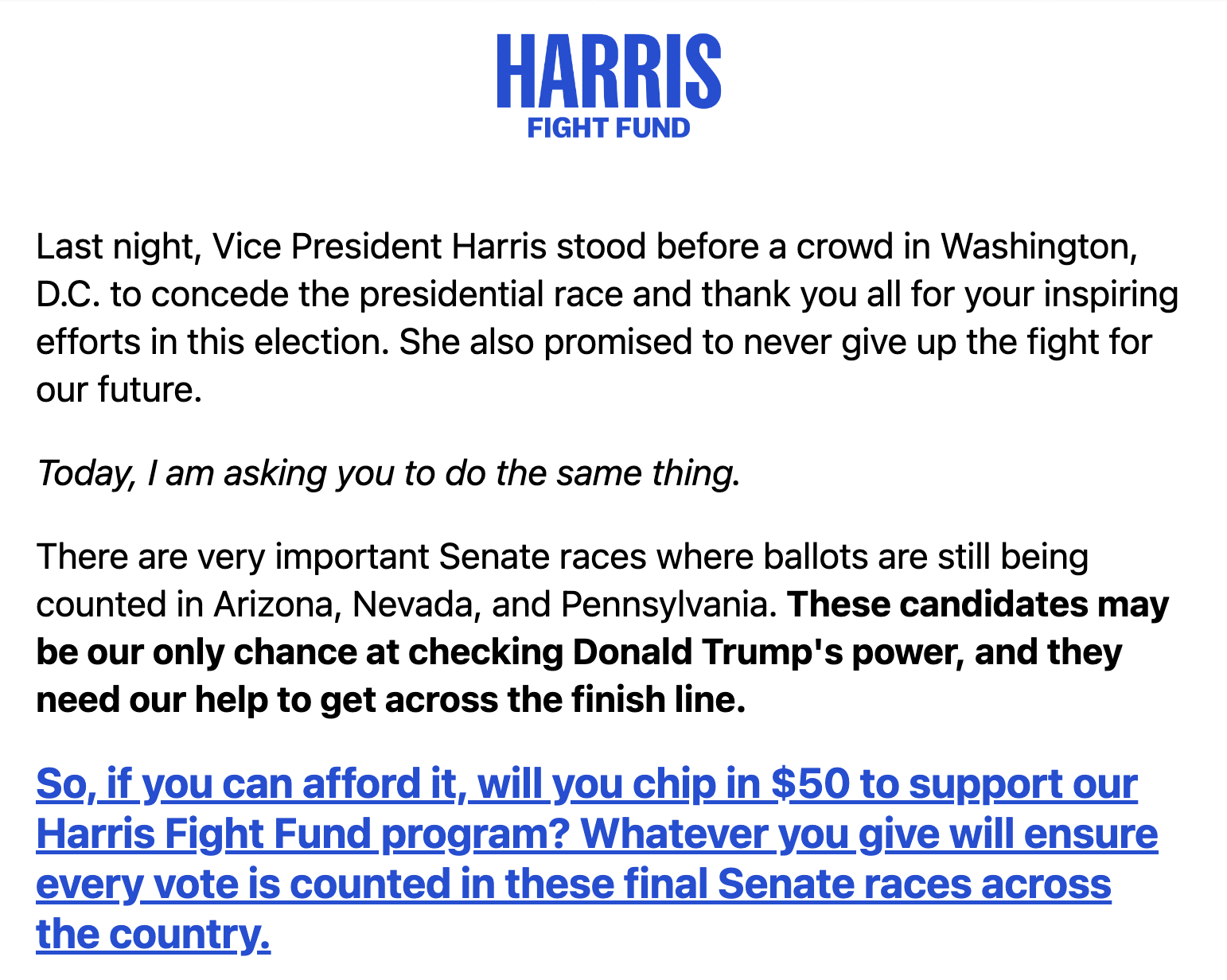 Report: Harris Campaign $20 Million in Debt, ‘Harris Fight Fund’ Asking ...