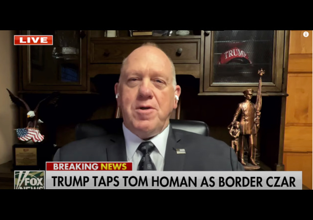 Trump Appoints Former ICE Director Tom Homan as Border Czar