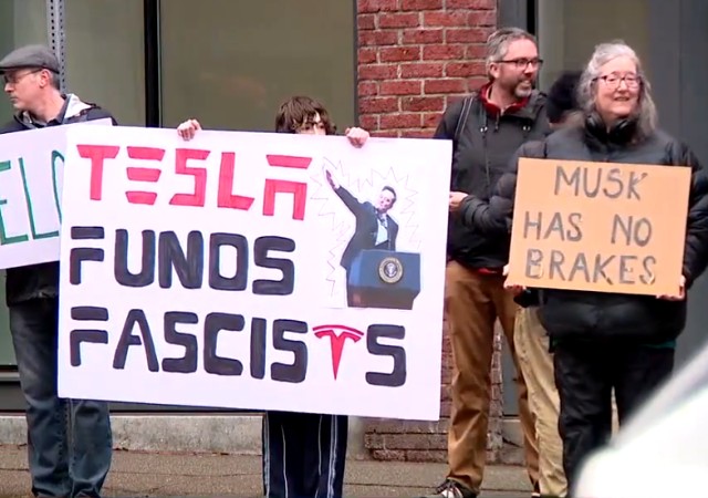 Anti-Elon Activists Target Tesla – Protests at Showrooms, Reports of ...