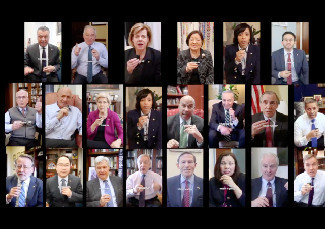 22 Democrat Senators Caught Making Same Video to Bash Trump, Musk