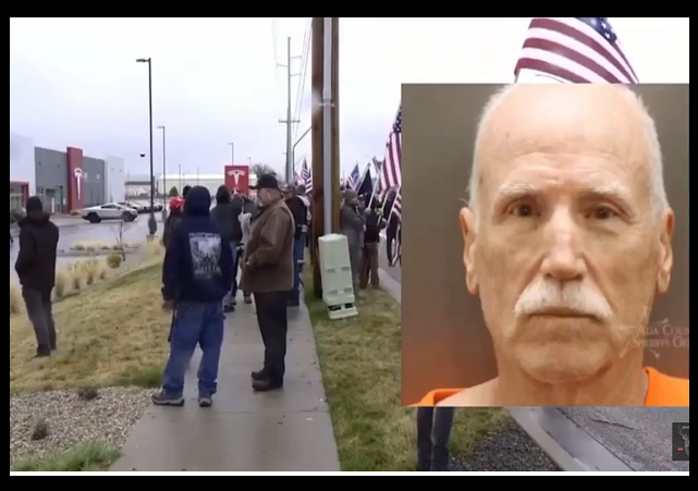 70-Year-Old Man Arrested for Allegedly Striking Tesla Supporter with Car
