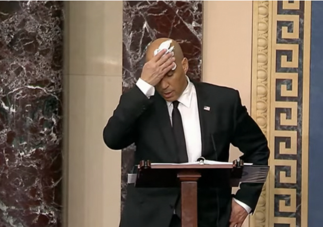 Booker’s All-Night Filibuster Shows He Has Endurance, But No Solutions