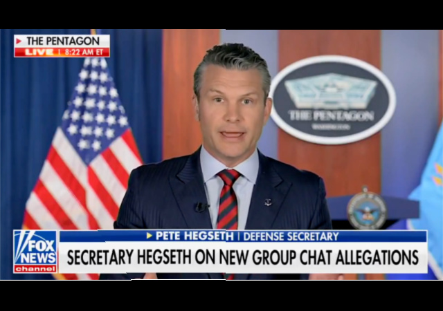 Hegseth: Evidence Against Leakers ‘Will be Handed Over to DOJ’