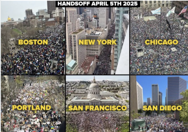 Staged or Not, Republicans Ignore the ‘Hands Off’ Protests at Their Own ...