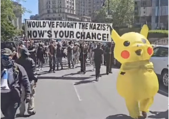 Mob of Leftist Protesters in NYC Compare ICE to Nazis