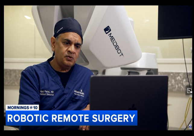 Florida Doctor Uses Robot to Remotely Perform Surgery on Patient in Angola