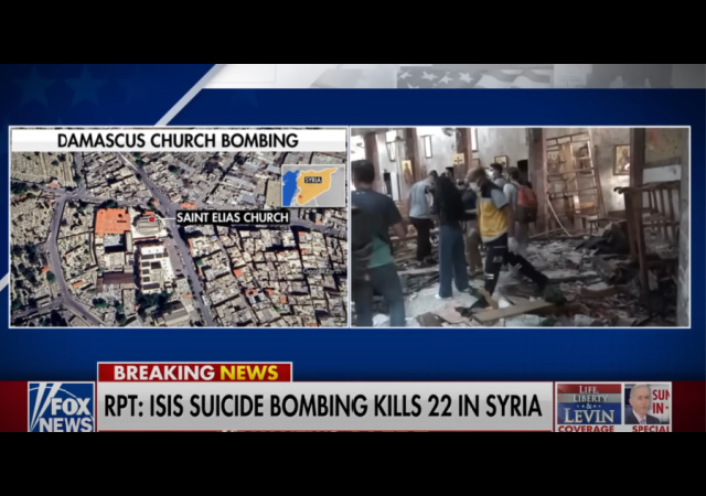 ISIS Suspected of Bombing Syrian Church, Killing at Least 22