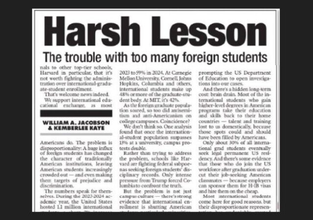 Our NY Post Op-Ed: Trump makes academia face the damning truth about ...