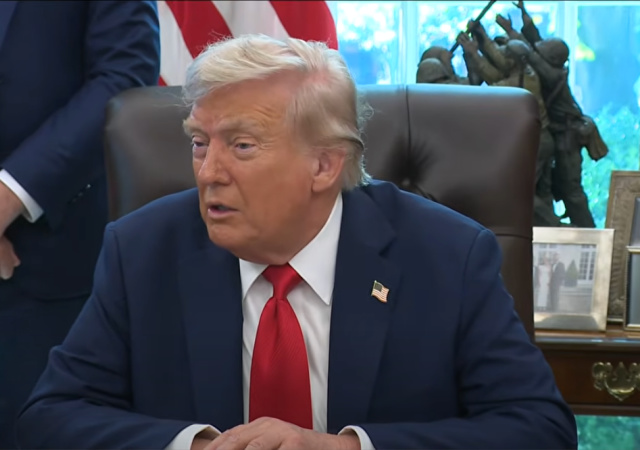 Trump Signs Executive Order Targeting Flag Burning, Cashless Bail