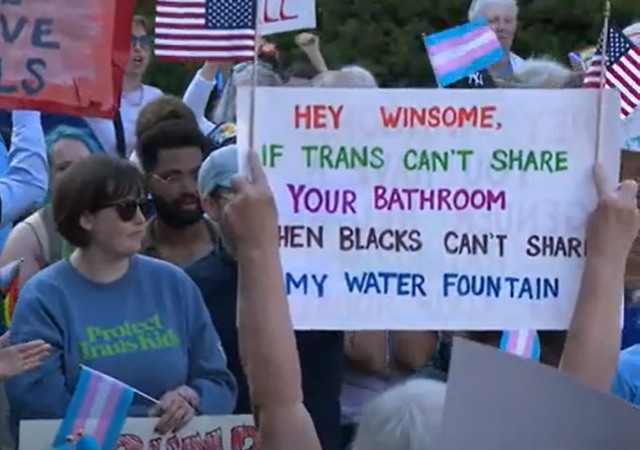 Furor Erupts Over Liberal White Woman’s Racist Sign to Protest VA Gov ...