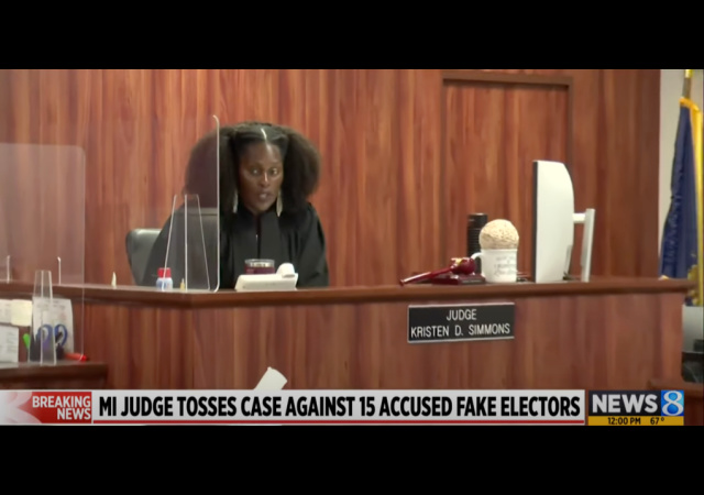 Michigan Judge Dismisses Charges Against ‘Fake Electors’ for Trump