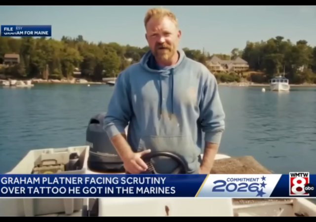 Maine Democrat Senate Candidate Claims He Got Nazi Tattoo While Drunk