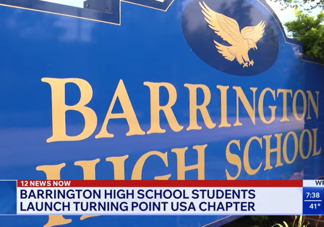 Barrington High School in RI Launches TPUSA Chapter After Teacher ...